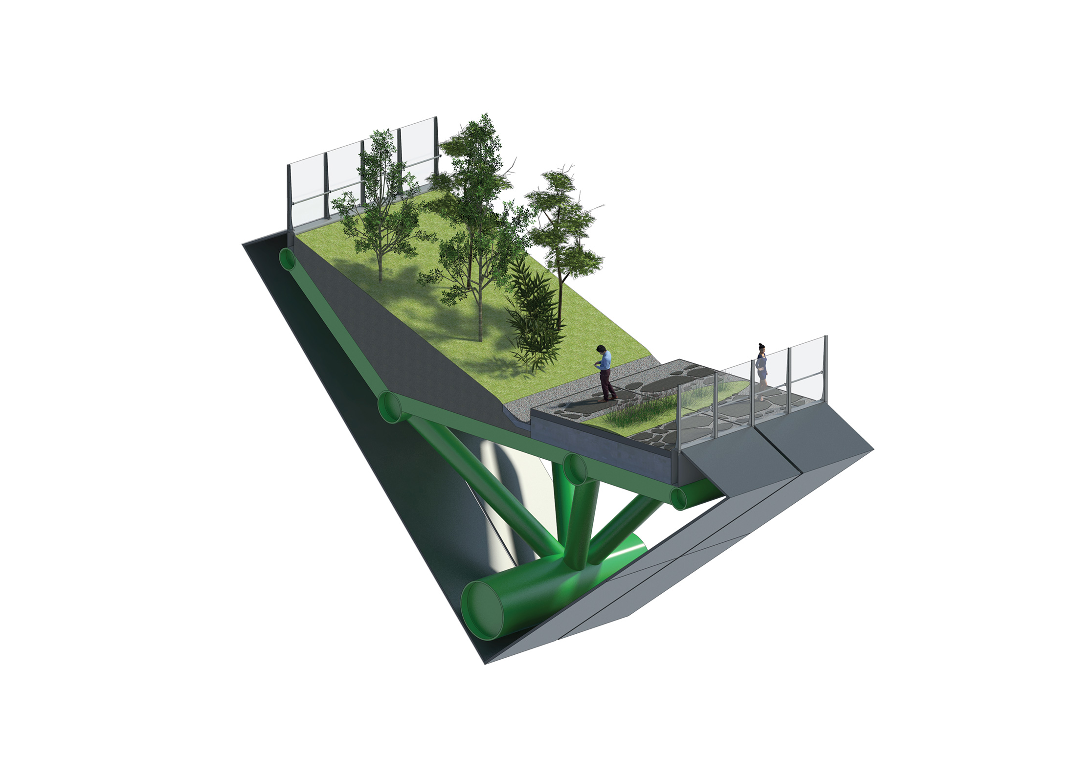 Yangjaegogae Eco Bridge — About Architecture